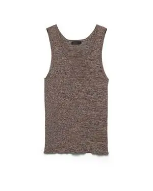 Prada Cotton Knit Tank Top - Blue