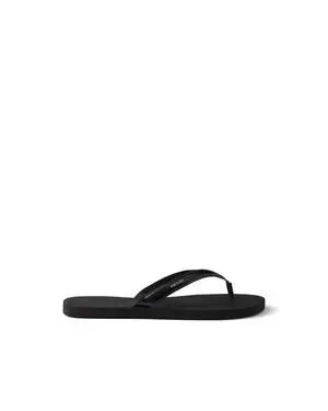 Prada Brushed Leather Flip-flops