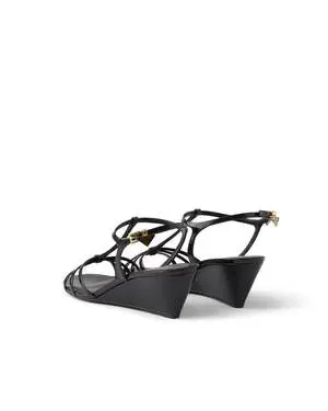 Prada Patent Leather Sandals