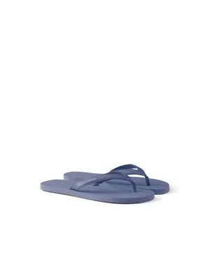 Prada Brushed Leather Flip-flops - Blue