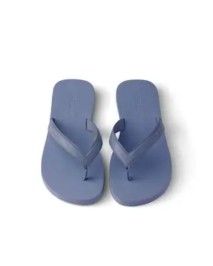 Prada Brushed Leather Flip-flops