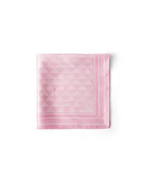 Prada Jacquard Silk Scarf 55x55 - Pink