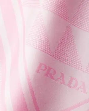 Prada Jacquard Silk Scarf 55x55