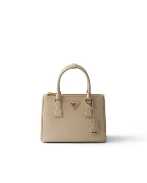 Prada Galleria Small Saffiano Leather Bag - Neutral