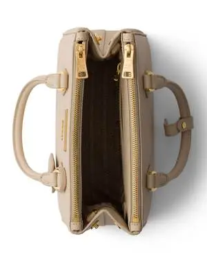 Prada Galleria Small Saffiano Leather Bag - Neutral