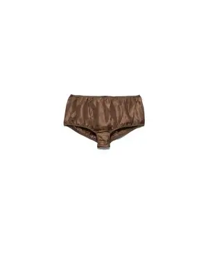 Prada Taffeta Briefs - Brown