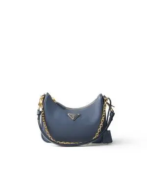 Prada Re-edition Mini Saffiano Leather Bag - Blue