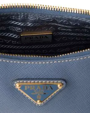 Prada Re-edition Mini Saffiano Leather Bag - Blue