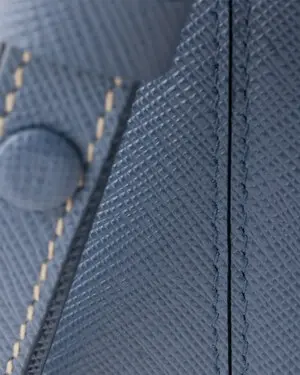 Prada Re-edition Mini Saffiano Leather Bag - Blue