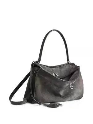 Balenciaga Turn-lock-fastening Shoulder Bag - Grey