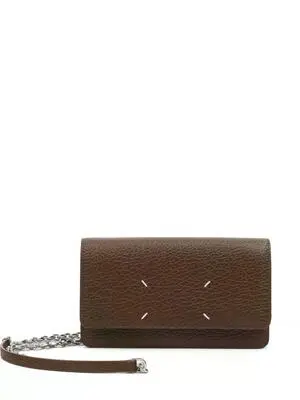MAISON MARGIELA Leather Chain Wallet - Brown