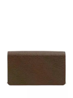 MAISON MARGIELA Leather Wallet With Chain Strap - Brown
