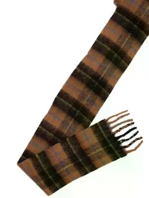 DAMSON MADDER Fluffy Check Scarf