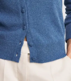 Veronica Beard Cashmere Daro Cardigan - Blue