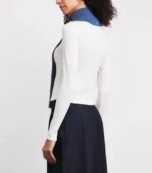 Veronica Beard Merino Wool-cashmere Uptown Dickey