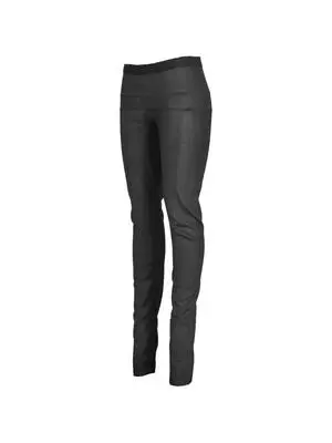 Rick Owens Plinth Runway Leather Leggings - Black