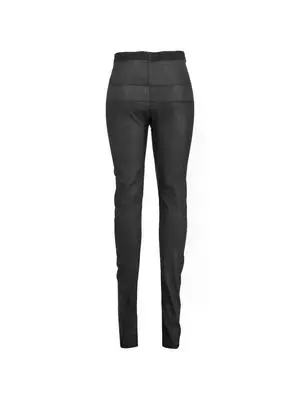 Rick Owens Plinth Runway Leather Leggings - Black