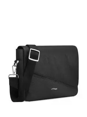 S.t. Dupont Neo Capsule Grained-leather Messenger Bag