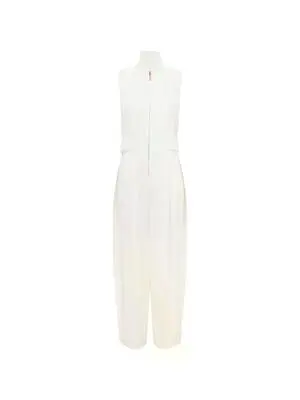 Zimmermann Twill Luna Jumpsuit - Neutrals