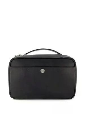 Brunello Cucinelli Grain Leather Beauty Case - Black