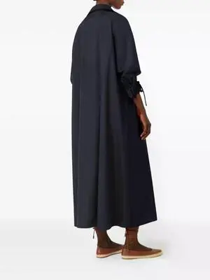 Max Mara Belted Collared Midi Dress