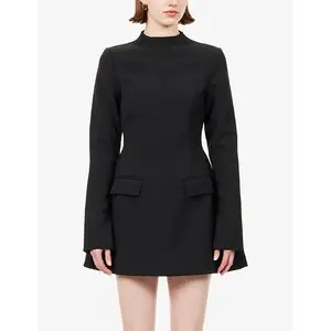 Oddmuse Split-sleeve Mini Dress