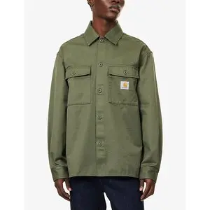 Carhartt Work In Progress Kelly Oversized Cotton Shirt Jacket - Leaf