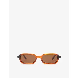 Le Specs Pilferer Rectangular Ecozen Sunglasses - Toffee Tort