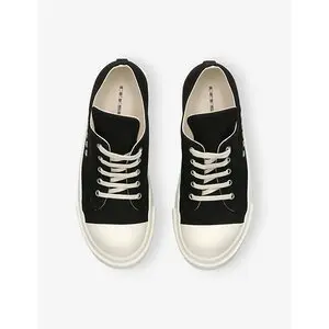 Rick Owens Eyelet Canvas Trainers