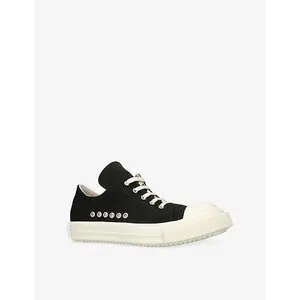 Rick Owens Eyelet Canvas Trainers