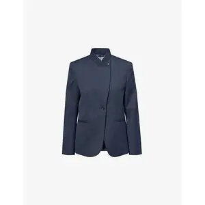 TWP Single-breasted Button-up Wool-blend Blazer