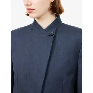 TWP Single-breasted Button-up Wool-blend Blazer