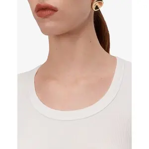 JOSEPH Saba Round-neck Stretch-cotton Top