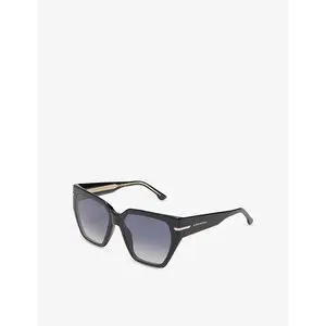 Victoria Beckham Square Frame Sunglasses - Black