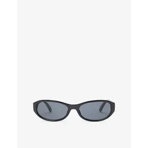 Le Specs Dont Cha Oval Ecozen Sunglasses - Black