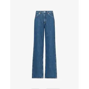 Rag & Bone Shea Straight-leg Denim Trousers