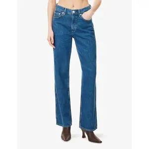 Rag & Bone Shea Straight-leg Denim Trousers