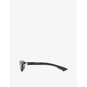 Le Specs Duskfall Oval Ecozen Sunglasses - Black