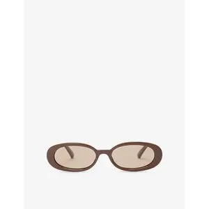 Le Specs Outta Love Oval Ecozen Sunglasses - Cocoa