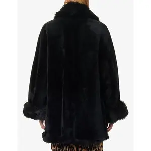 Nour Hammour Sima Short Shearling Coat