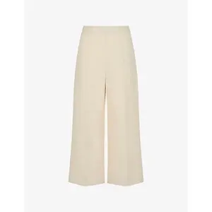 Marni Flared-leg Cropped Cotton Trousers