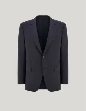 Canali Pure Wool Blazer - Blue