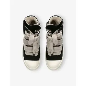 Rick Owens Jumbo Lace Canvas Trainers