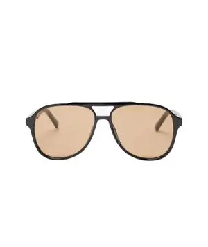 Le Specs Tragic Magic Aviator Ecozen Sunglasses - Black