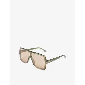 Victoria Beckham Rectangular Acetate Sunglasses