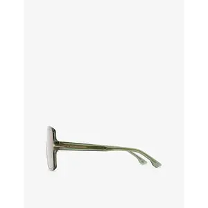 Victoria Beckham Rectangular Acetate Sunglasses