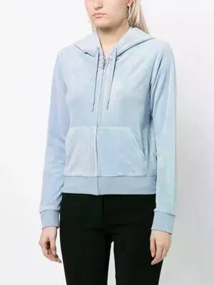 Juicy Couture Velvet Effect Hoodie