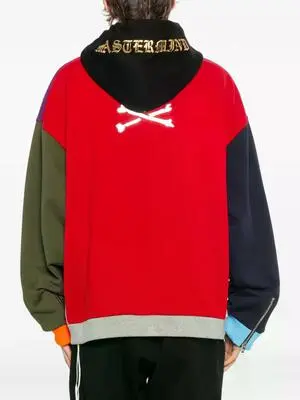 MASTERMIND WORLD Color-block Zip Hoodie