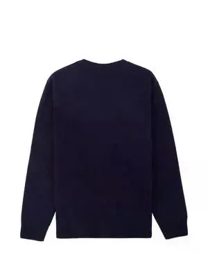 SPORTY & RICH Logo Knitwear - Blue
