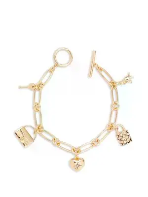 COACH Iconic Charm Chain Bracelet - Gold